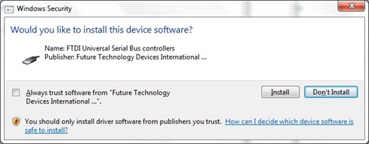 Install D3XX Driver | Optotherm